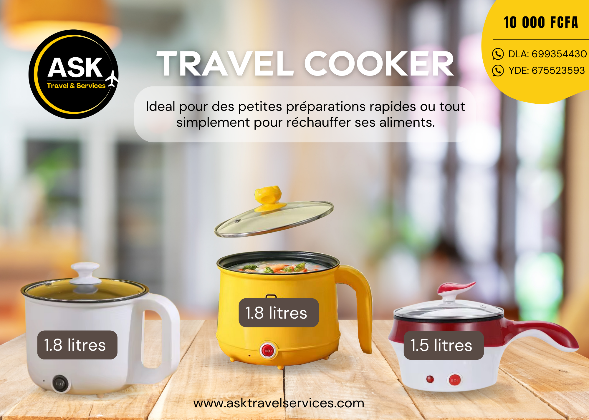 MINI TRAVEL COOKER – ASK TRAVEL & SERVICES